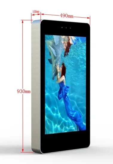 Señalización al aire libre a prueba de vandalismo Windows del LCD Digital/pulgada IP65 del sistema 43 de Android