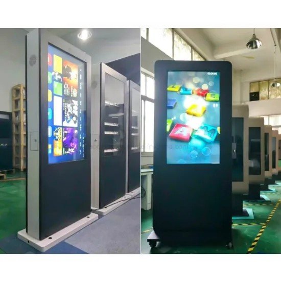 Pantalla táctil al aire libre impermeable de la exhibición de la publicidad del LCD del quiosco 32/43/49/55 pulgada