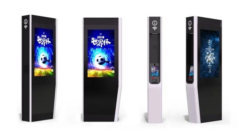 Quiosco al aire libre 55" de la señalización del LCD Digital de la información del tacto Dedi IP65 para hacer publicidad