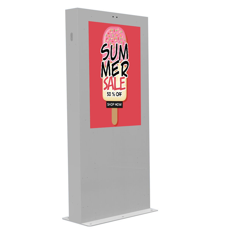 Piso que coloca la exhibición al aire libre Dedi de la publicidad de la señalización del LCD Digital 43 pulgadas