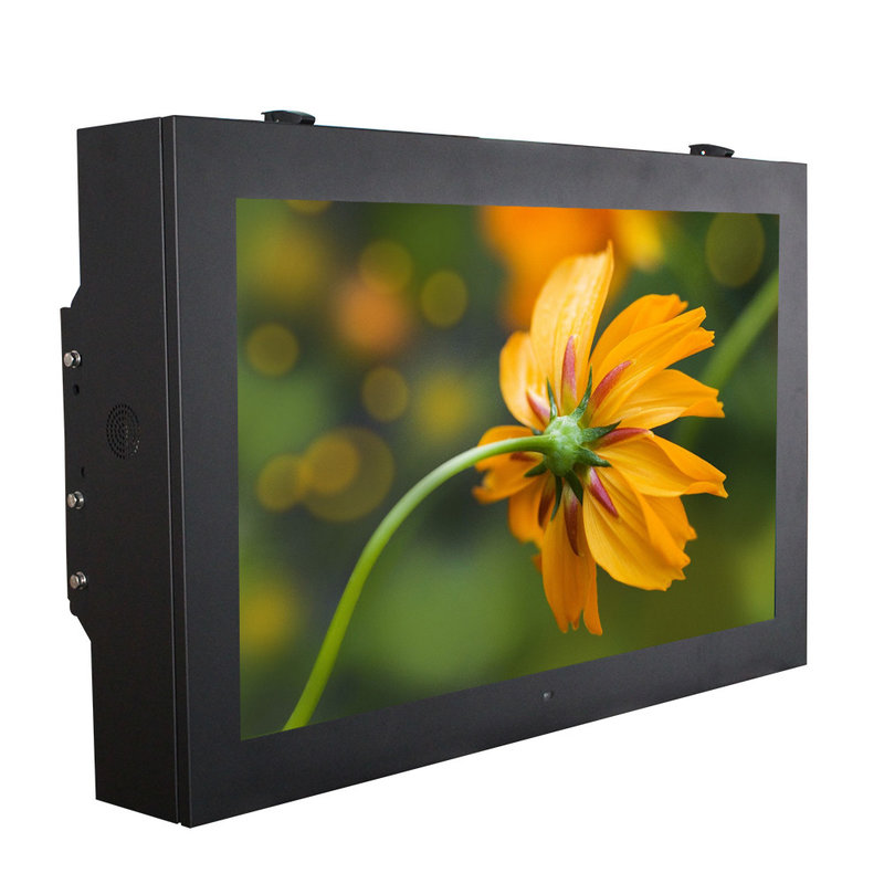 Señalización montada en la pared impermeable al aire libre de 47 de la pulgada del monitor LCD de la publicidad Digitaces del jugador