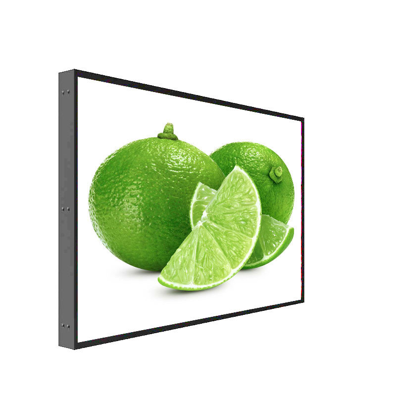 Remote Control Digital Signage Monitor Display 65 Inch With Aluminum Heat Sink