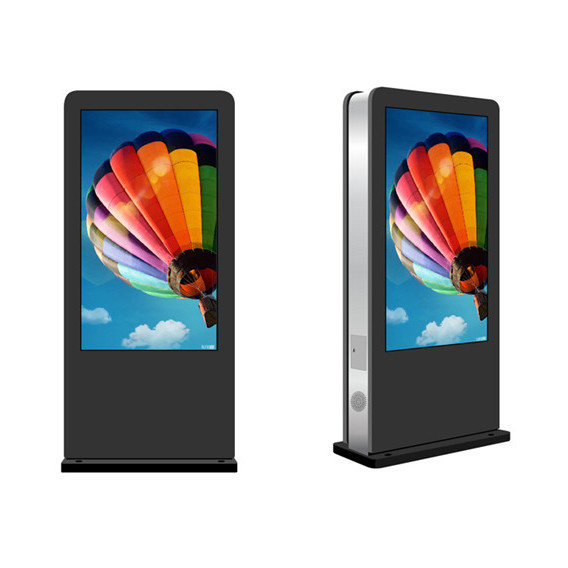Señalización al aire libre 1080P 65" del LCD Digital del alto brillo de par en par ángulo de visión 50/60 herzios