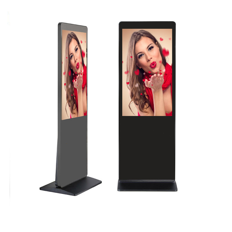 Reproducción de vídeo fina estupenda Lcd que hace publicidad de la pulgada 320W del quiosco 65 de Wifi de la señalización de Digitaces