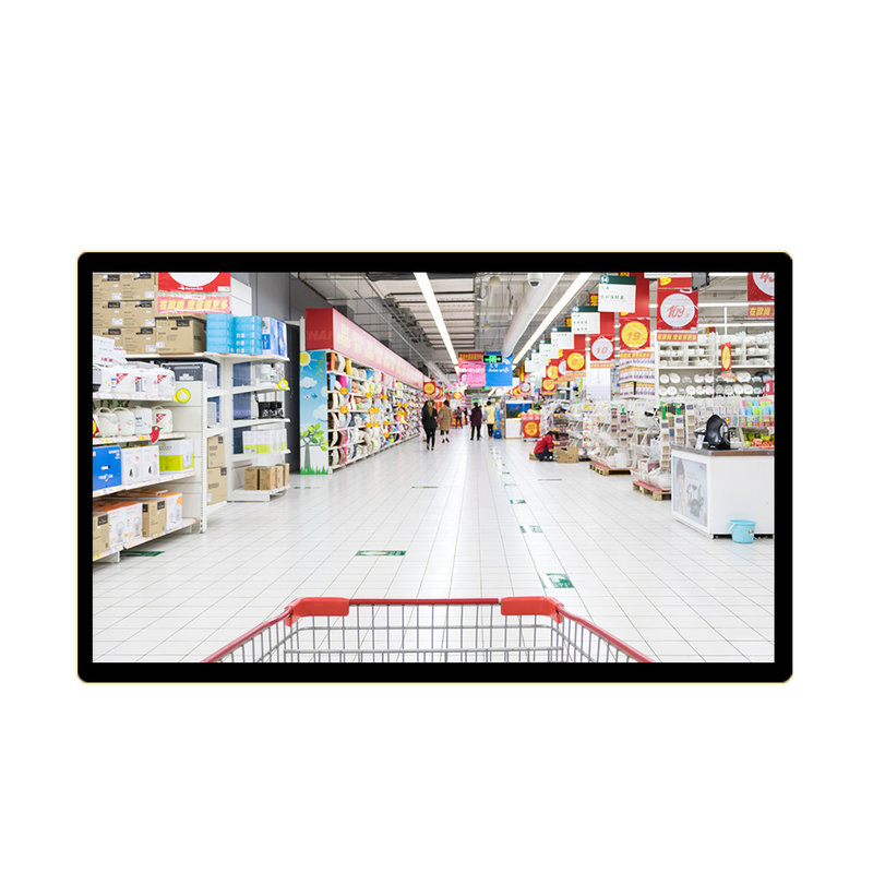 Señalización de Digitaces de la pantalla táctil del alto brillo exhibición interior del LCD de la red de 55 pulgadas
