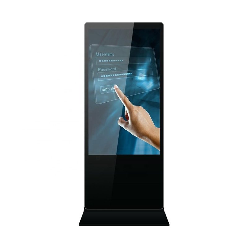 Brillo de la pulgada 450cd/m2 del quiosco 65 de la pantalla táctil de la señalización de Digitaces del centro comercial del LCD