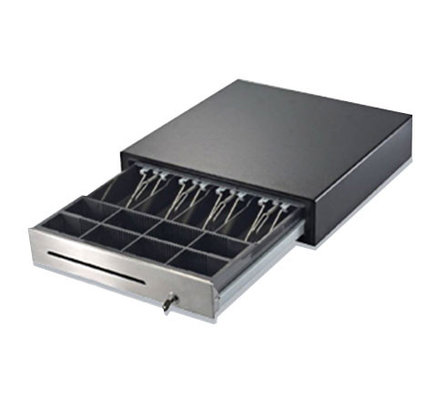 Keylock POS Cash Drawer , Electronic Cash Drawers Heavy Duty Metal