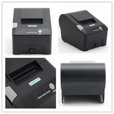 POS Thermal Receipt Printer , Thermal POS Printer Black Small