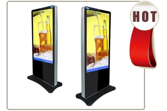 Customer Kiosk , Fast Food Self Service Kiosk Rotable White Motion Sensor