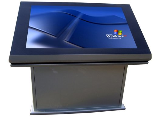 Customer Kiosk , Fast Food Self Service Kiosk Rotable White Motion Sensor
