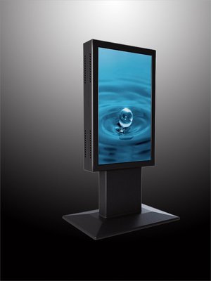 Customer Kiosk , Fast Food Self Service Kiosk Rotable White Motion Sensor