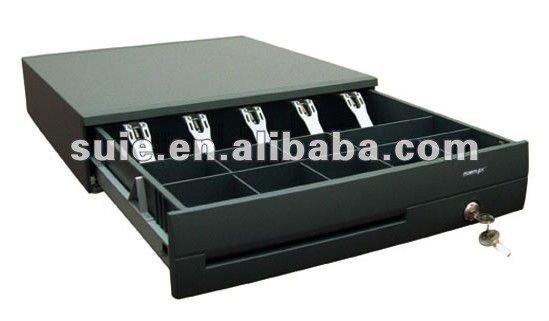 Custom Made POS Cash Drawer With Keylock ABS Plastic Construction
