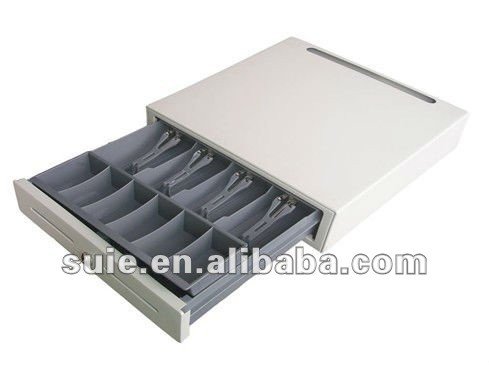 Custom Made POS Cash Drawer With Keylock ABS Plastic Construction