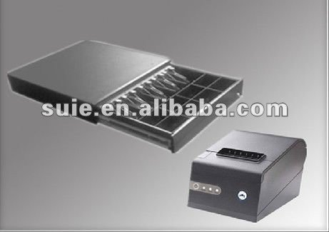 Custom Made POS Cash Drawer With Keylock ABS Plastic Construction