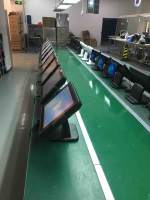 17 Inch Customize multi touch screen display OSD , VGA touch screen pos monitor