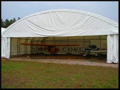 China Low cost, 14m wide Airplane Hangar for small plane, Portable Storage Buildings supplier