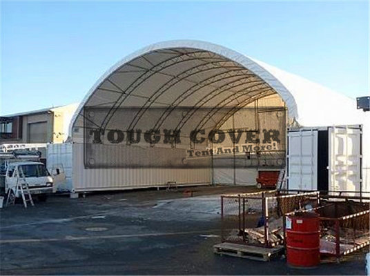 China 14m(46') Container Mounted Cover Shelter,low budget large space supplier