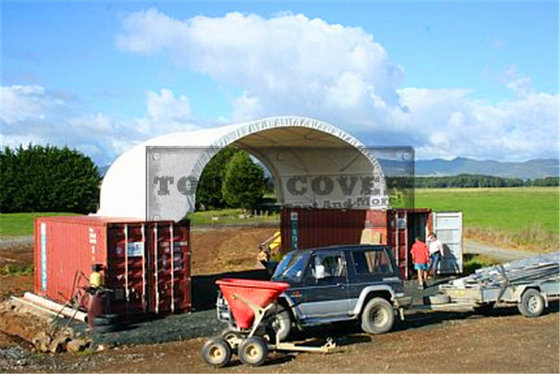 8m wide,Shipping Container Shelter,container tent,Fabric structures supplier
