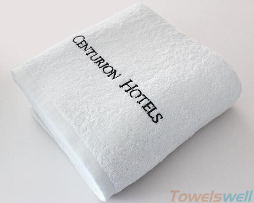 Cotton Embroidery Bath Towels Lint Free, Ultra Soft, Streak Free, Durable