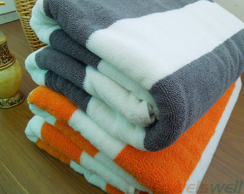 Cotton Striped Bath Towels Ultra Soft, Streak Free, Durable