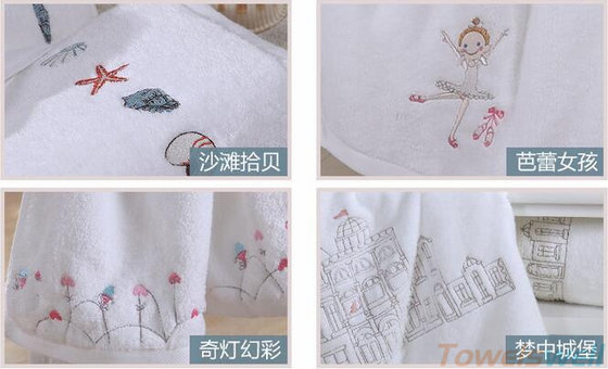 Family Cotton Bath Towels Streak Free, Durable, Scratch-Free,