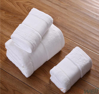 White Bath Towels Lint Free Ultra Soft  Drying fast Super Absorbent