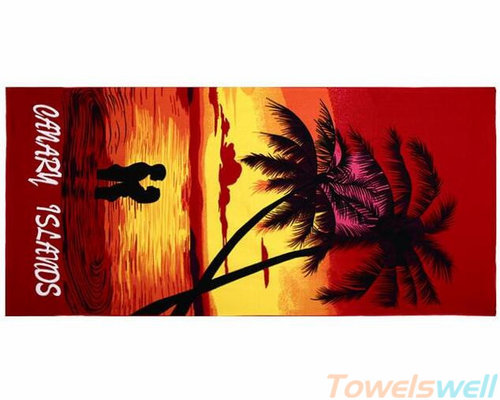 Printed Bath Towel Lint Free Ultra Soft  Drying fast Super Absorbent
