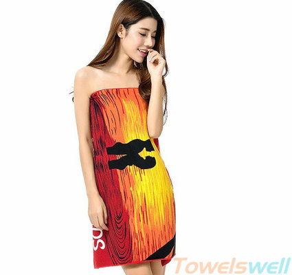 Printed Bath Towel Lint Free Ultra Soft  Drying fast Super Absorbent
