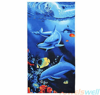 Printed Bath Towel Lint Free Ultra Soft  Drying fast Super Absorbent