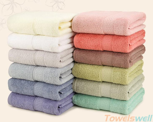 Lint Free Ultra Soft  Drying fast Super Absorbent Cotton Bath Towels