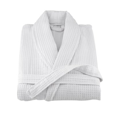 Waffle Bathrobe Lint Free, Ultra Soft, Durable, Scratch-Free, Machine Washable.