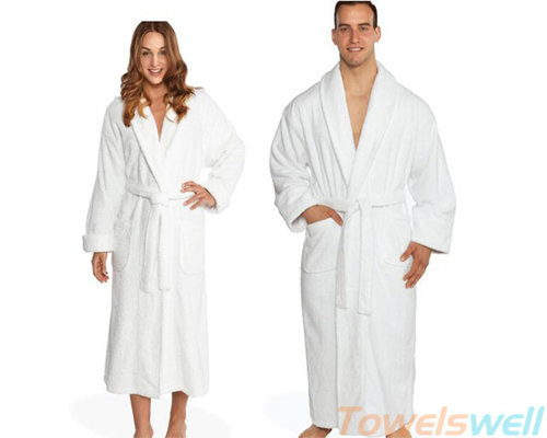 Cotton Bathrobes Lint Free, Ultra Soft, Durable, Scratch-Free, Machine Washable.