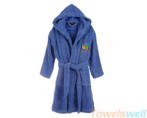 Hooded Bathrobe Lint Free, Ultra Soft, Durable, Scratch-Free, Machine Washable.