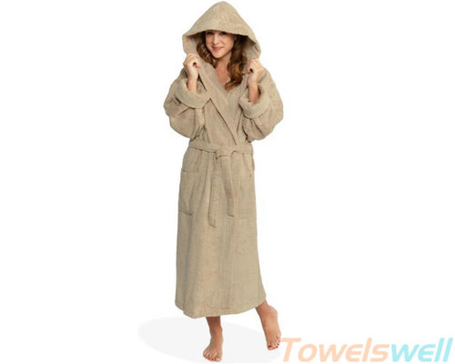 Hooded Bathrobe Lint Free, Ultra Soft, Durable, Scratch-Free, Machine Washable.