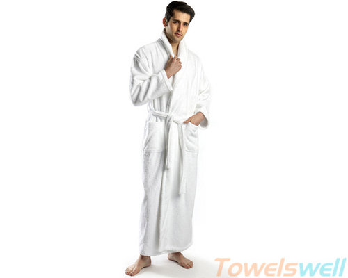 Towelling Bathrobe Lint Free, Ultra Soft, Durable, Scratch-Free, Machine Washable.