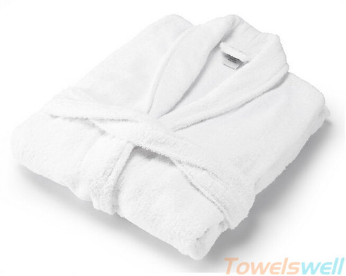 Towelling Bathrobe Lint Free, Ultra Soft, Durable, Scratch-Free, Machine Washable.