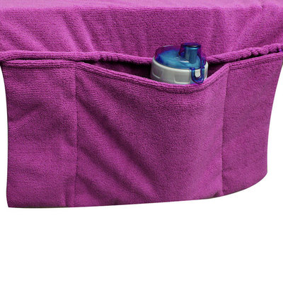 Microfiber Lounge Chair Towels with pockets Lint Free, Durable, Scratch-Free, Machine Washable.