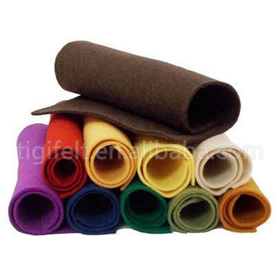 Polyester felt fabric roll