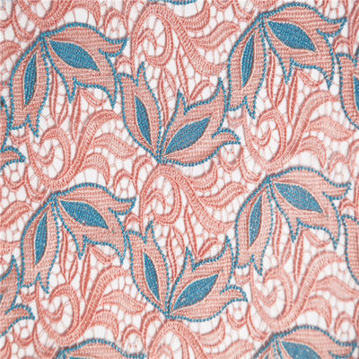 F50252 51-52&quot; width customizable embroidery african cord lace fabric 5 yard for wedding/ party dress