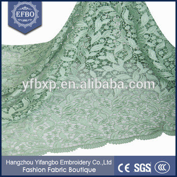 2016 new design embroidery high quality african cord lace fabric for wedding dress/ garment/ suit