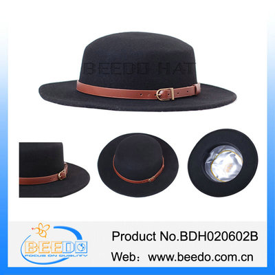 New design cheap pork pie hat men panama fedora hat