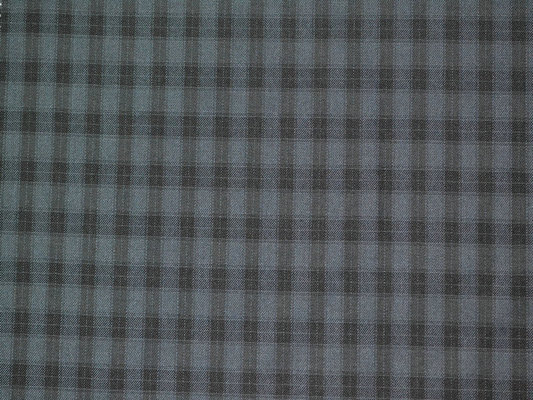 Plaid TR Suiting Fabric 60% Polyester 40% Rayon Cloth xyg1324