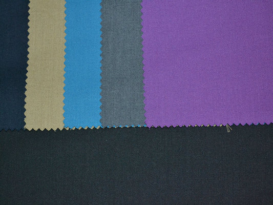 Beige Purple Blue TR Suiting Fabric For Pant Trouser Garment xyg1374