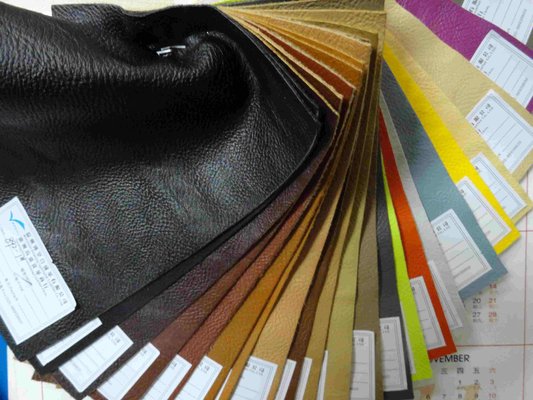 Color 54" Width Soft Hand Feeling PU Leather Cloth PU Leather Manufacturer