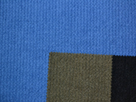 Blue Wool Blend Fabric 50% Wool 50% Polyester dm005 for Clothes