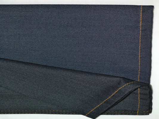 Tear - Resistant 94 * 143 Black Jean Cloth Fabric For Garment jb0010