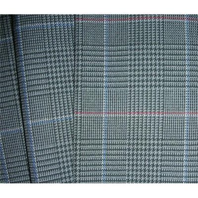 Poly rayon plaid yarn dyed fabric, TR  fabric  , TR plaid  fabric