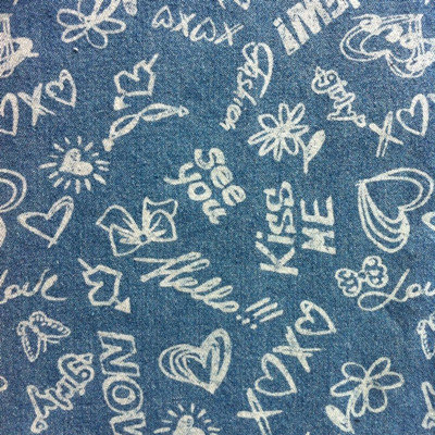 16162-5 100%Cotton Printing Denim
