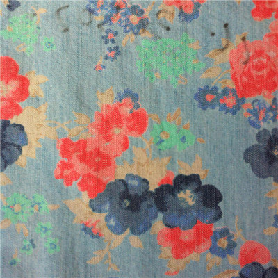130502-2 100%Cotton Printing Denim