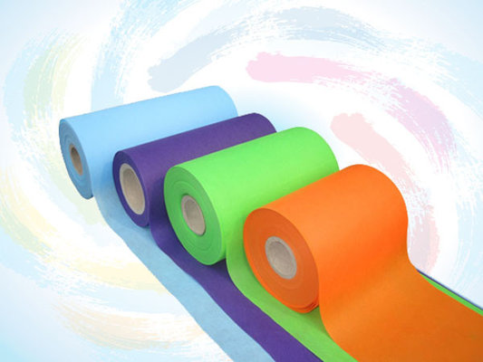 SGS Approved Polypropylene Non Woven Spunbond Fabric Multi Color for Making Bags